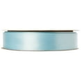 Offray Ribbon, Powder Blue 5/8 inch Single Face Satin Polyester Ribbon ...