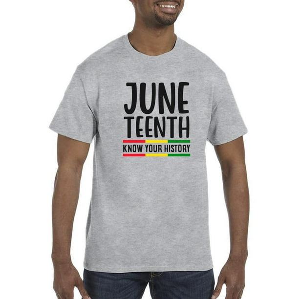 Juneteenth Celebration Text T-Shirt Men -Smartprints Designs, Male x-Large - Walmart.com