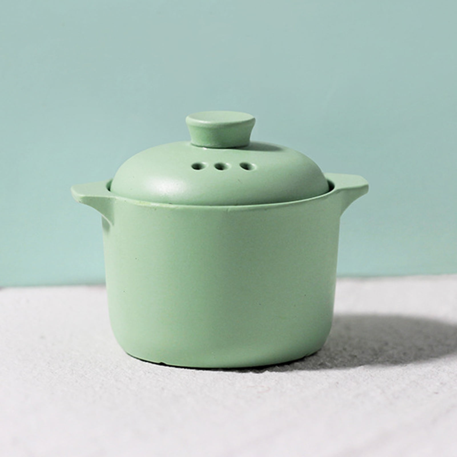 Yasu Dollhouse Pot Decorative with Lid Lovely Dollhouse Miniature ...