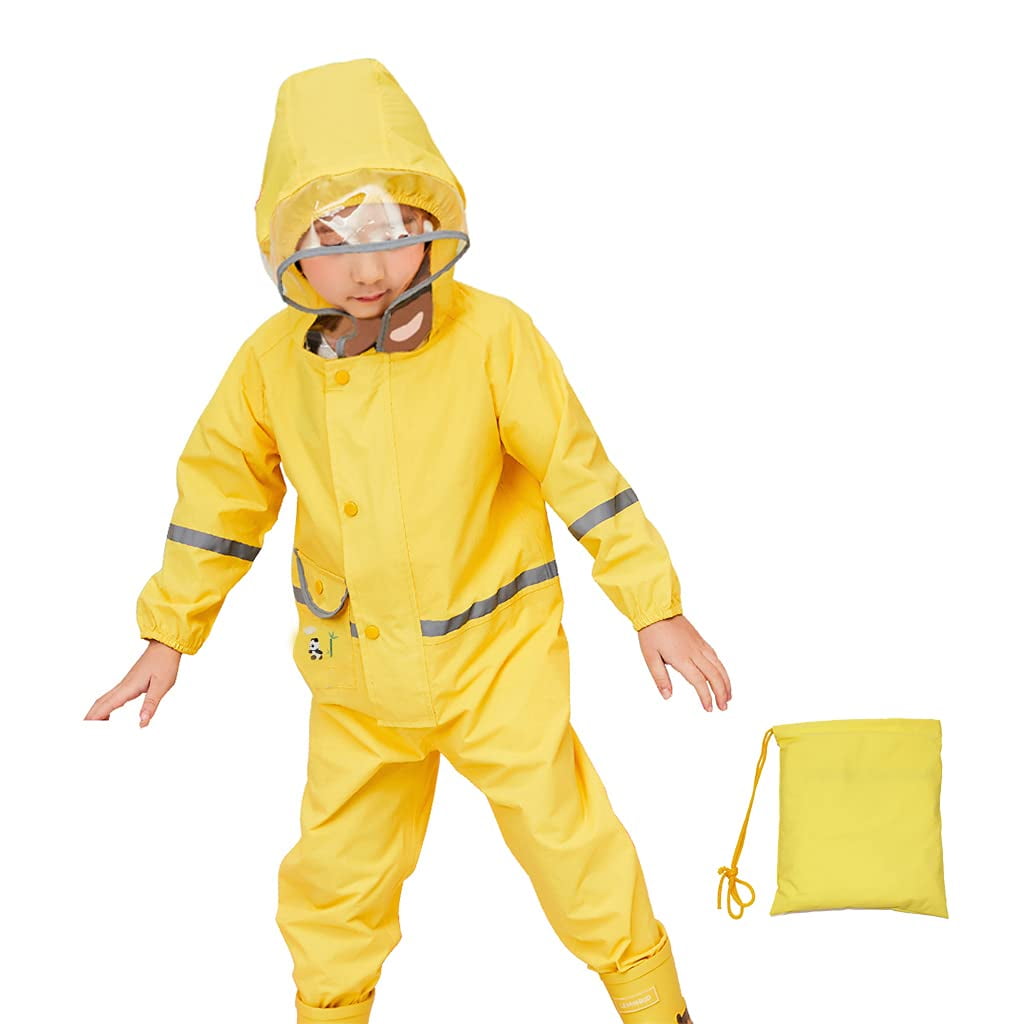 YOUI-GIFTS Kids Rain Wear Toddler Rain Coat for Baby Girl Rain Poncho ...