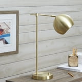 Free Shipping! Better Homes & Gardens Orb Desk Lamp Gold for Tabletop Workspace Reading Dorm ...