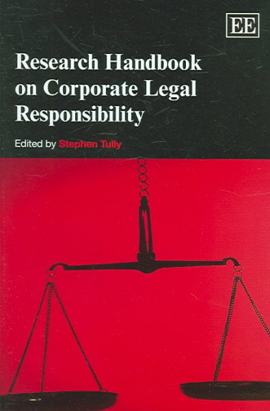 Pre-Owned Research Handbook on Corporate Legal Responsibility - Walmart.com