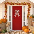 4-Pack Fall Harvest Bow Pumpkin Maple Leaf Webbing, Decorative Craft ...