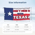 Beach Towel Don'T Mess With Texas Flag Quick Dry Travel Towel for Beach ...