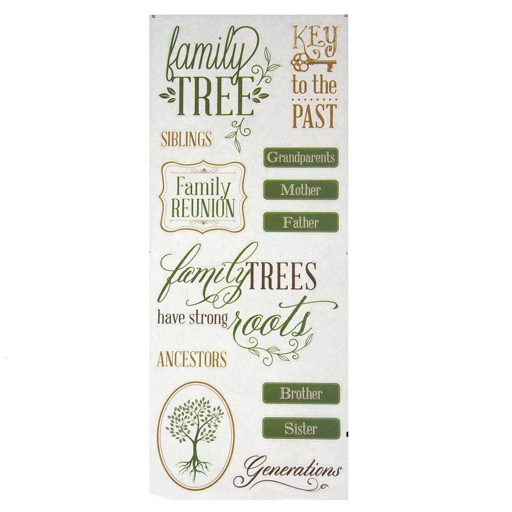 Family Tree Clear Photo Safe Stickers, 13-Count - Walmart.com