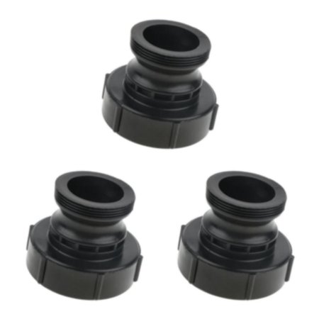 fastboy IBC Water Tote Tank Adapter Hose Cap for 80mm Fine Thread Quick ...