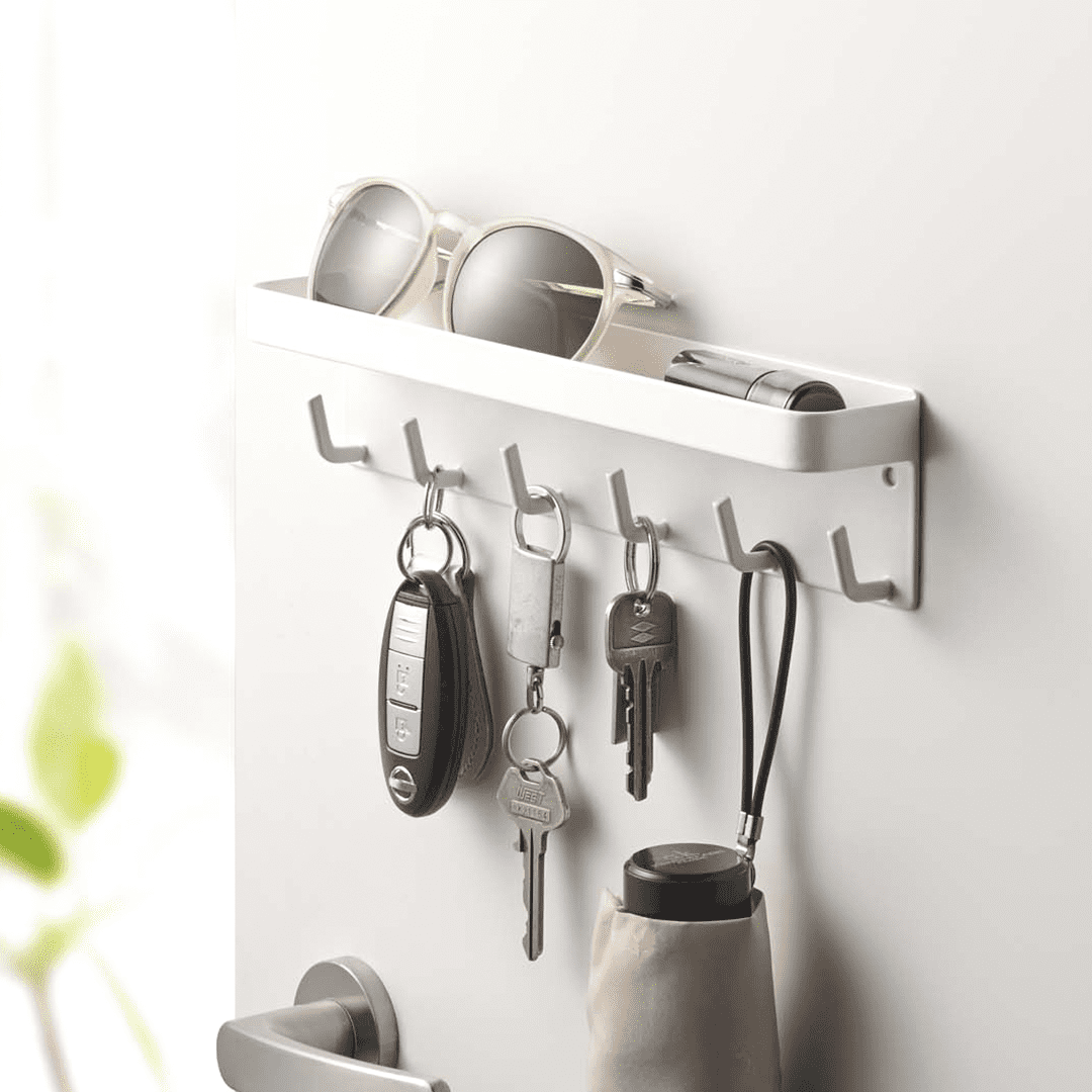 Yamazaki Home Smart Magnet Key Rack With Tray - Walmart.com
