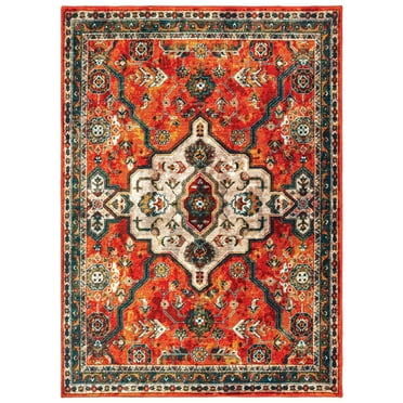 Avalon Home Sadie Bohemian Traditional Area Rug, Orange - Walmart.com