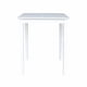 Solid Wood 30 inch Square Dining Table in White - Walmart.com