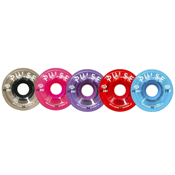 Atom Roller Skate Outdoor Wheels - Pulse Lite (Purple, 8pk) - Walmart.com