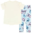 Disney Lilo & Stitch Girls 2-Piece Set - Short Sleeve Stitch and Angel ...