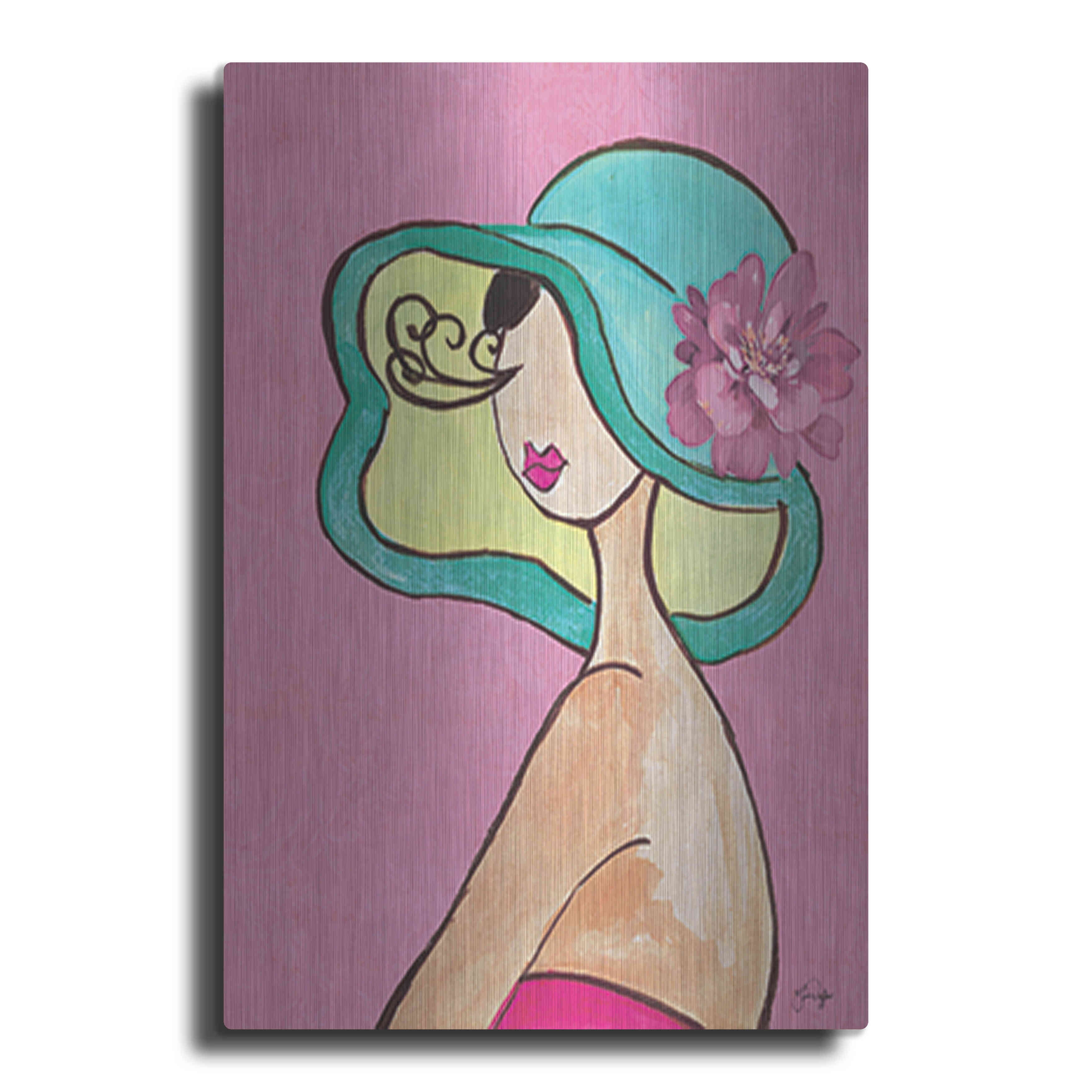Luxe Metal Art 'Lady Bellissima' by Yass Naffas Designs, Metal Wall Art ...
