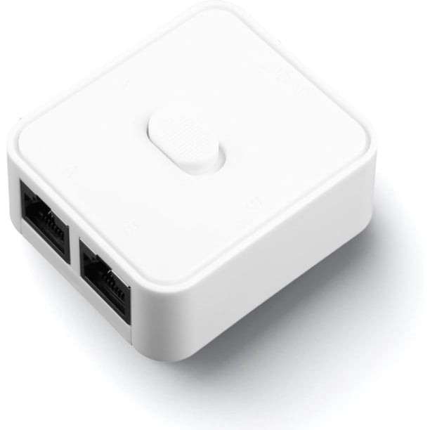 2 Ports Gigabit Switch, 1000Mbps 2 in 1 Out or 1 in 2 Out, RJ45 ...