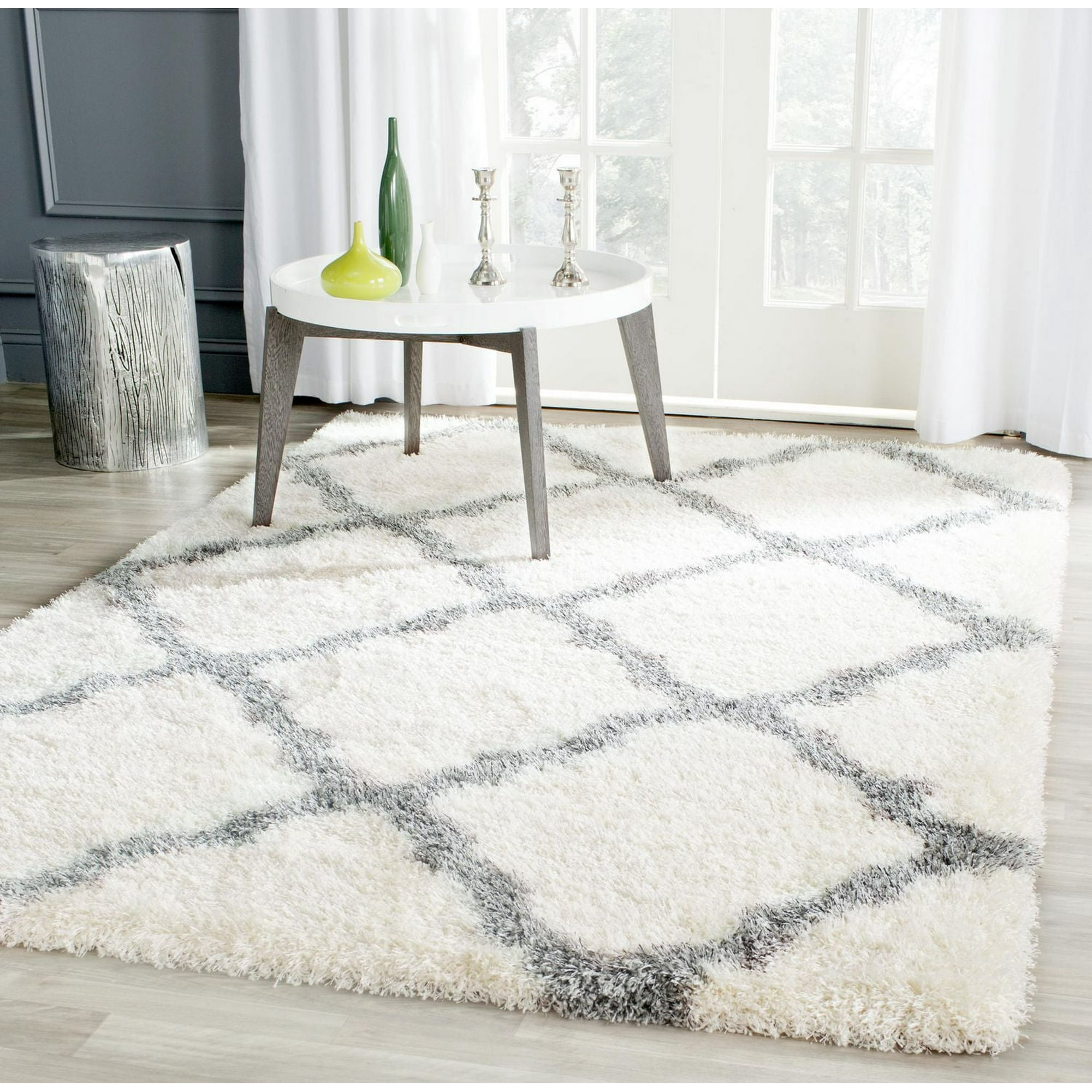 Click here for Safavieh Montreal Cebrail Geometric Shag Area Rug... prices