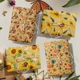 12 Sheets Vintage Floral Wrapping Paper 27 x 20 Inch, Retro Kraft Gift ...