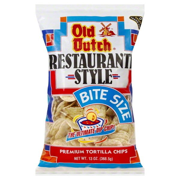 Old Dutch Restaurante Style Bite Size Tortilla Chips, 13 Oz. - Walmart ...