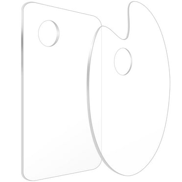 1 set Transparent Acrylic Paint Palette for DIY Art Craft Painting ...