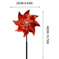 Votnto Colorful Sparkle Pinwheel Windmill, Thickened Plastic Garden ...