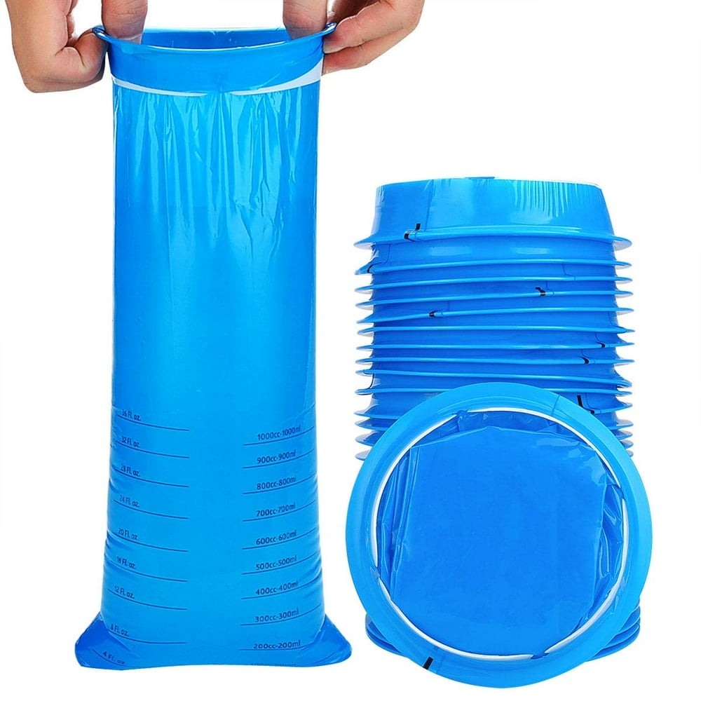 Click here for Junwell 100 Pack Emesis Bags Barf Bags Hospital Gr... prices