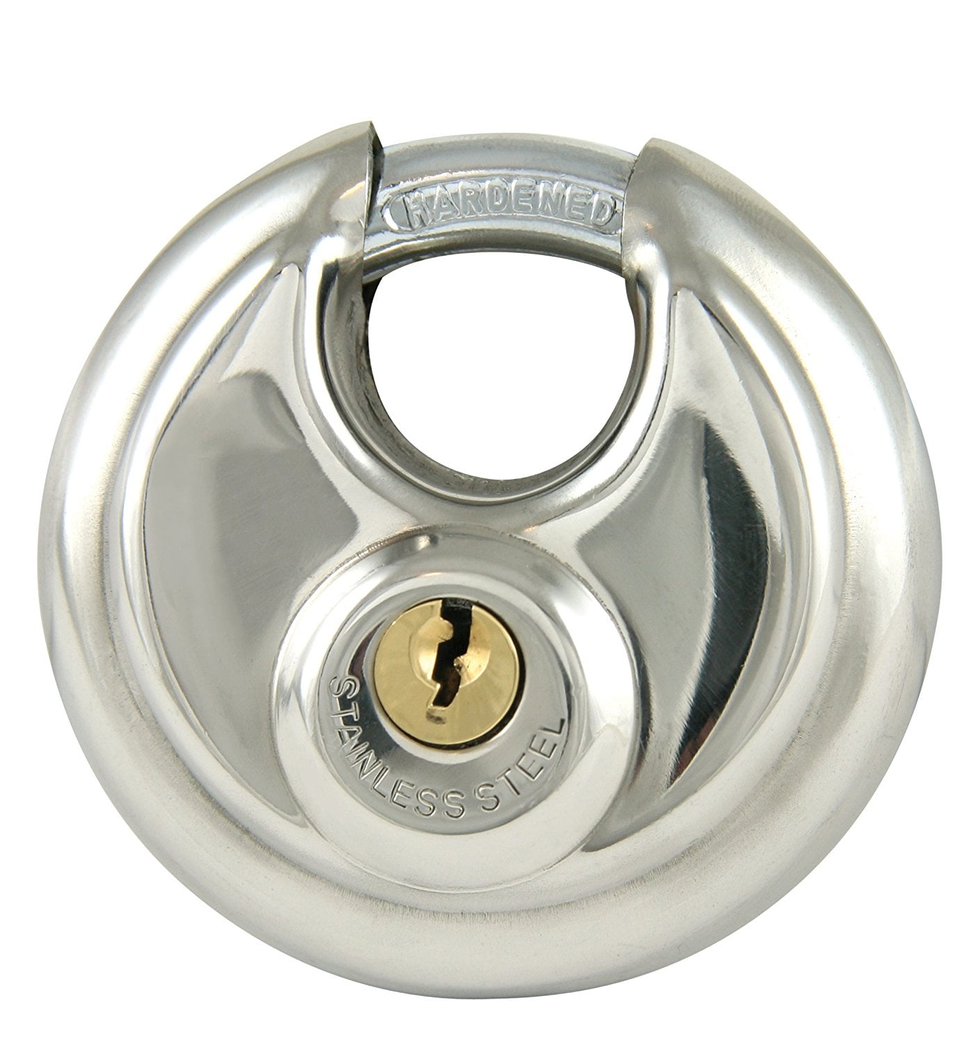 Black Dog 55170 Round Disc Padlock Shrouded Keyed Alike, 2-3/4 Inch, 2 ...