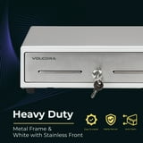 Mini Cash Register Drawer for Point of Sale (POS) System with 4 Bill 5 ...