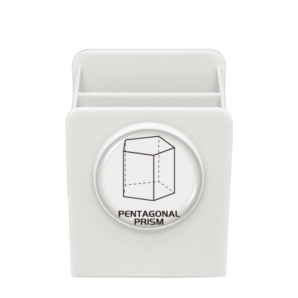 Mathematical Geometric Space Pentagonal Prism Desk Pencil Holder Cup ...