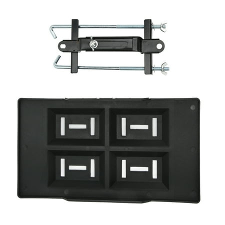 Battery Tray Bracket Kit,Car Battery Hold Down Battery Tray Clamp Kit ...