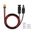 12AWG Solar to XT60 Charging Cable with High Efficiency Power Transfer ...