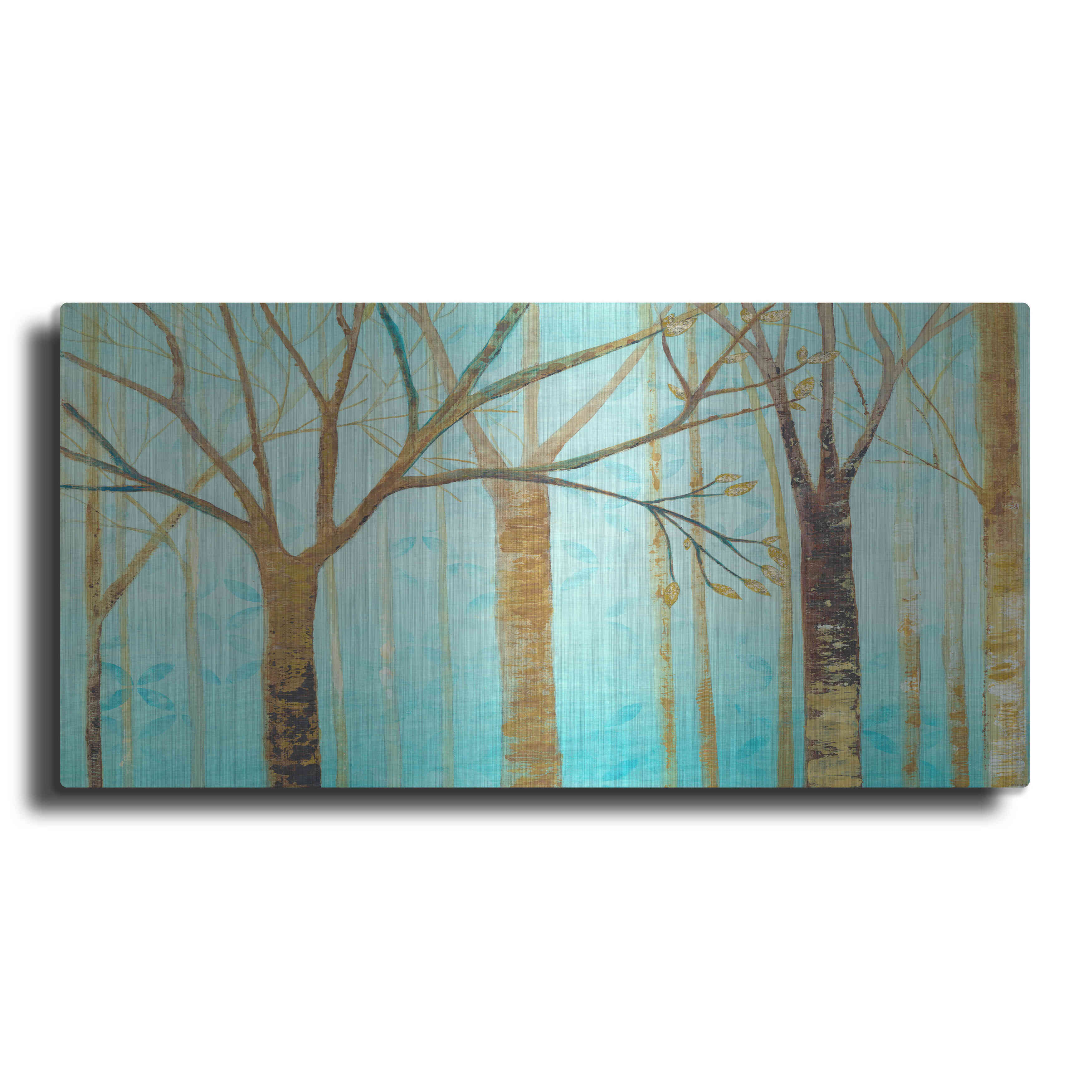 Luxe Metal Art 'Ambient' by Jadei Graphics, Metal Wall Art, 48"x24 ...