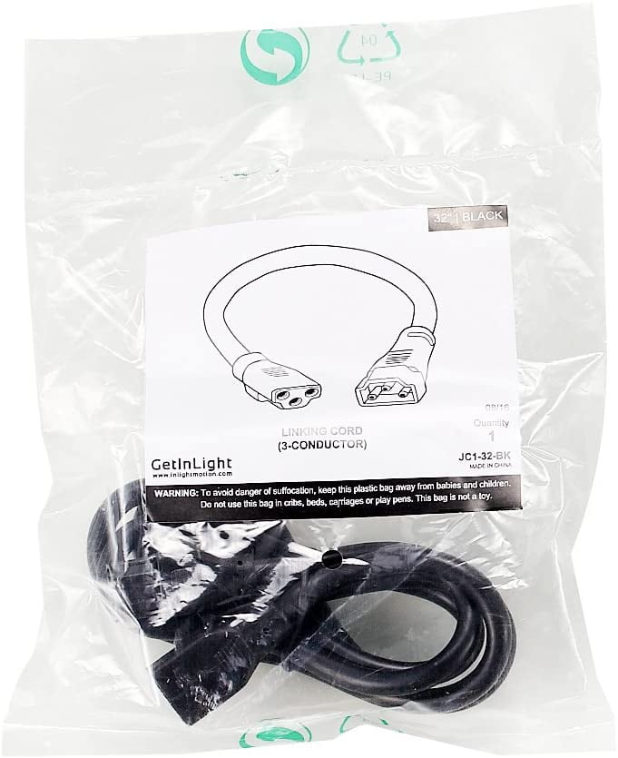 GetInLight Cabinet Lighting Linking Cord for IN-0201, IN-0202, IN-0207 ...