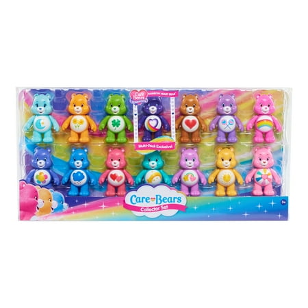 Care Bears 35th Anniversary Collecitble Figure Set, 14 Pieces, Kids ...
