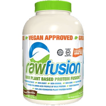 RawFusion Plant-Based Protein Powder, Vanilla Bean, 2 Lb, 30 Servings ...