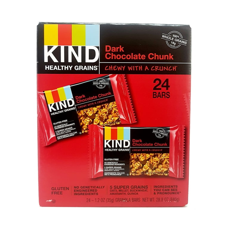 KIND Dark Chocolate Chunk Healthy Grains Bars, 56% OFF