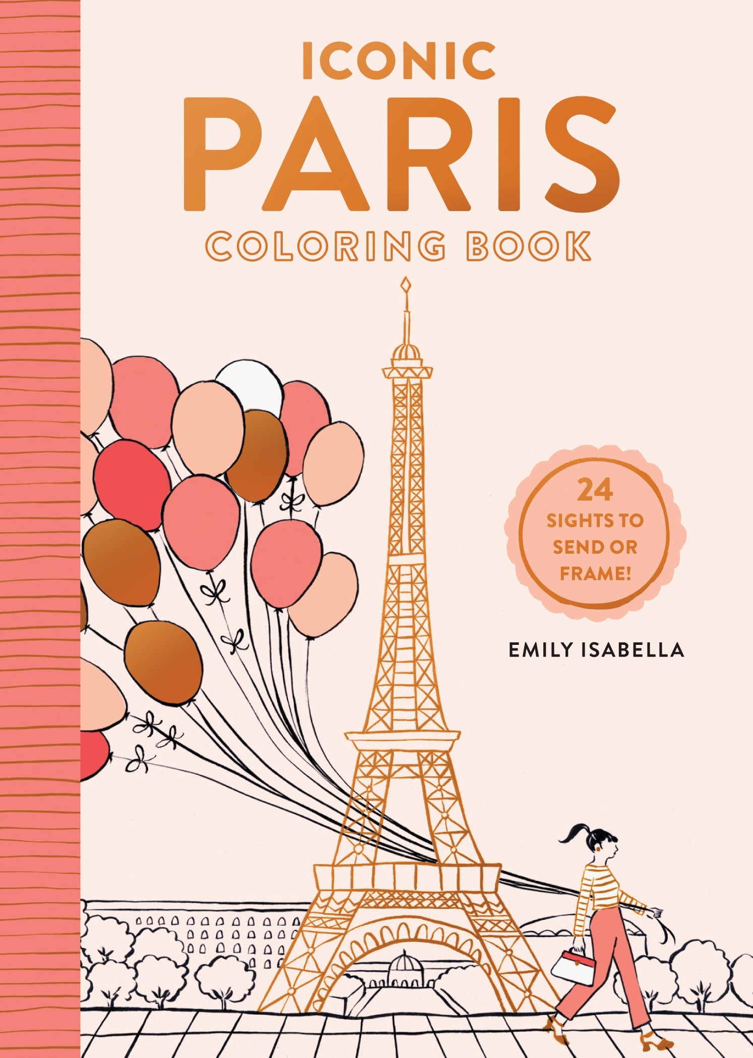 Iconic Paris Coloring Book - Paperback - Walmart.com - Walmart.com