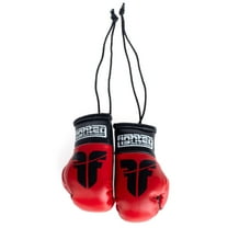 Sardfxul Leather Mini Boxing Gloves Miniature Punching Gloves Black ...