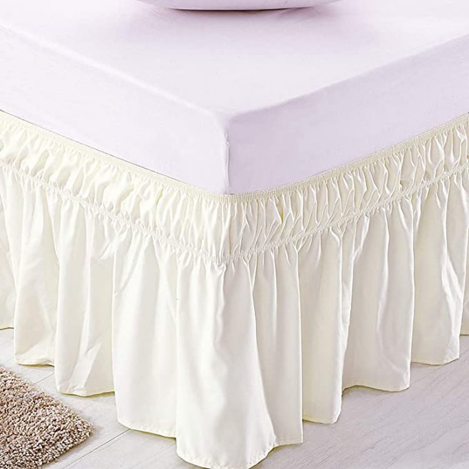 Click here for Suxumhao Ruffled Wrap Around Elastic Bed Skirt Que... prices