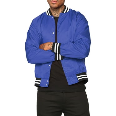 Pro Club Men's Varsity Fleece Baseball Jacket - Walmart.com