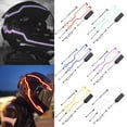 LED Light Motorcycle Helmet Kit Night Riding Signal M 3 Bar Flashing ...