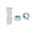 Grade A Hex Jam Nut Coarse & Fine Zinc Clear Assortment Kit - 457 ...