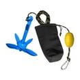 Complete Grapnel Anchor Kit 3.3lb Small Watercraft Anchor Buoy Kit Blue ...