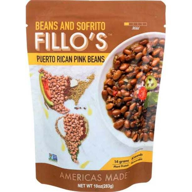 Fillos Puerto Rican Pink Beans and Sofrito, 10 Ounce -- 6 per case ...