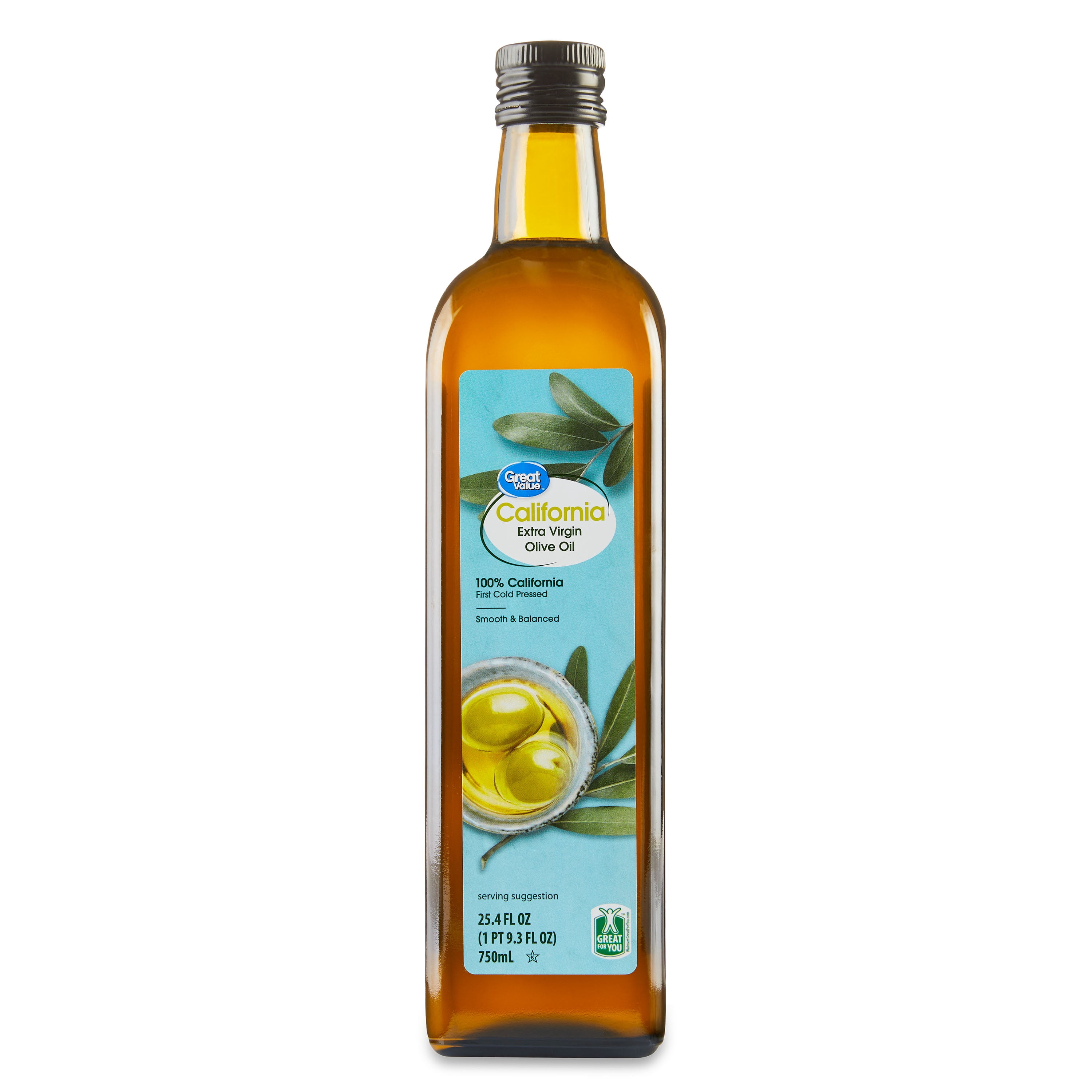 Great Value California Extra Virgin Olive Oil, 25.4 fl oz - Walmart.com