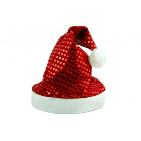 Red Santa Claus Plush Christmas Party Hat Holiday Costume Caps Adult ...