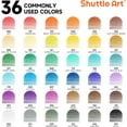 Shuttle Art 36 Colored Pencils, Seascape Themed Colored Pencils for ...