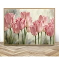 Asdg12s Pink Flower Poster Wall Decor Canvas art Prints Watercolor ...