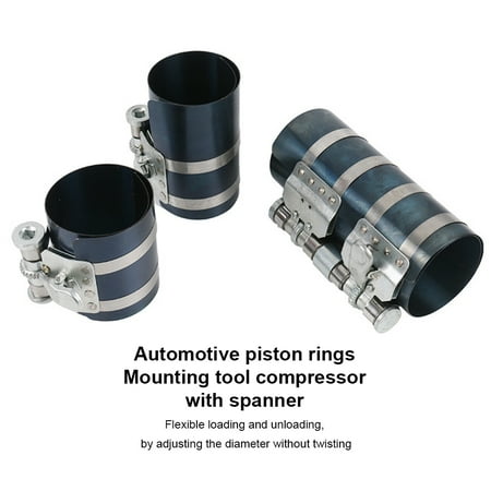 Steel Car Engine Piston Ring Compressor Portable Replacement Adjustable ...