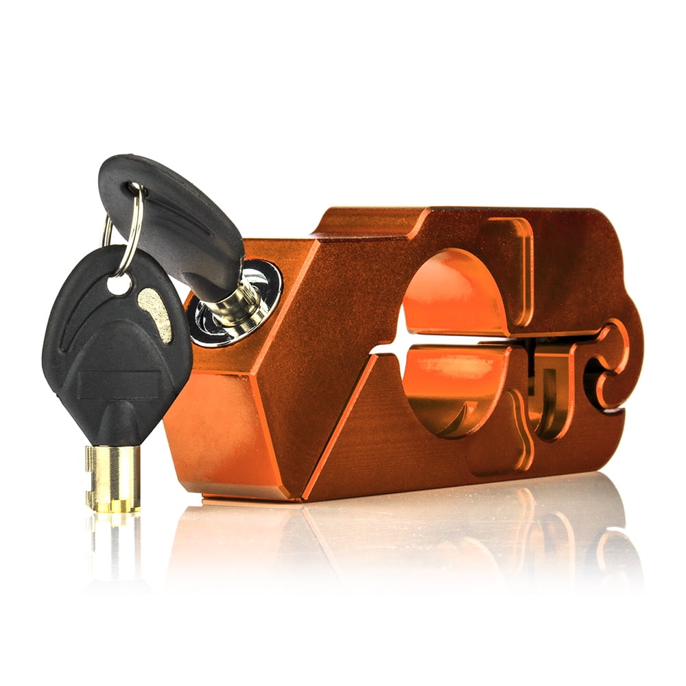 Motorcycle Lock Universal Alloy CNC Motorcycle Handlebar Brake Handle ...