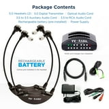 TV Ears Digital Wireless Headset, Voice Clarifying Dual Headphones ...