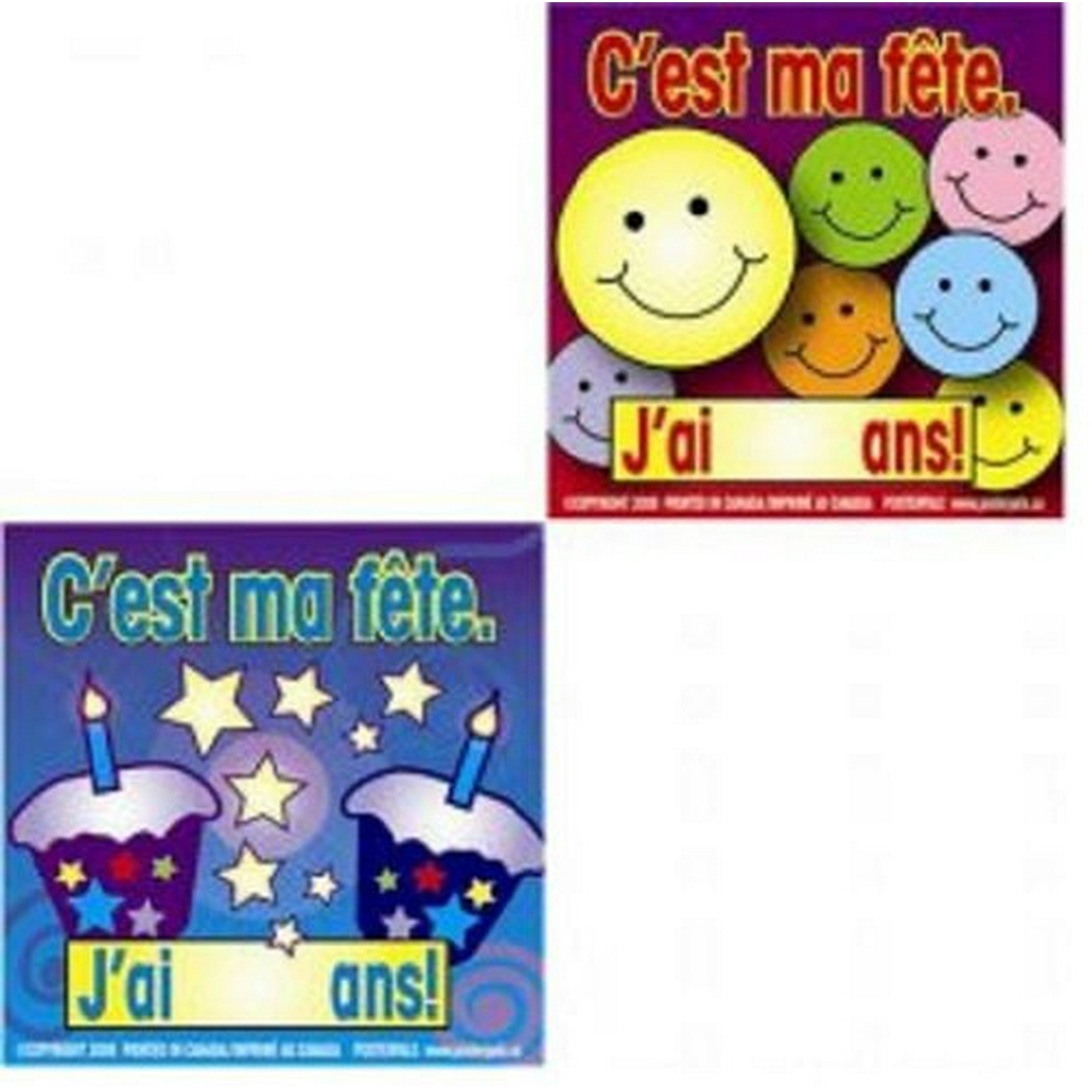 Click here for Poster Pals French Birthday Stickers prices