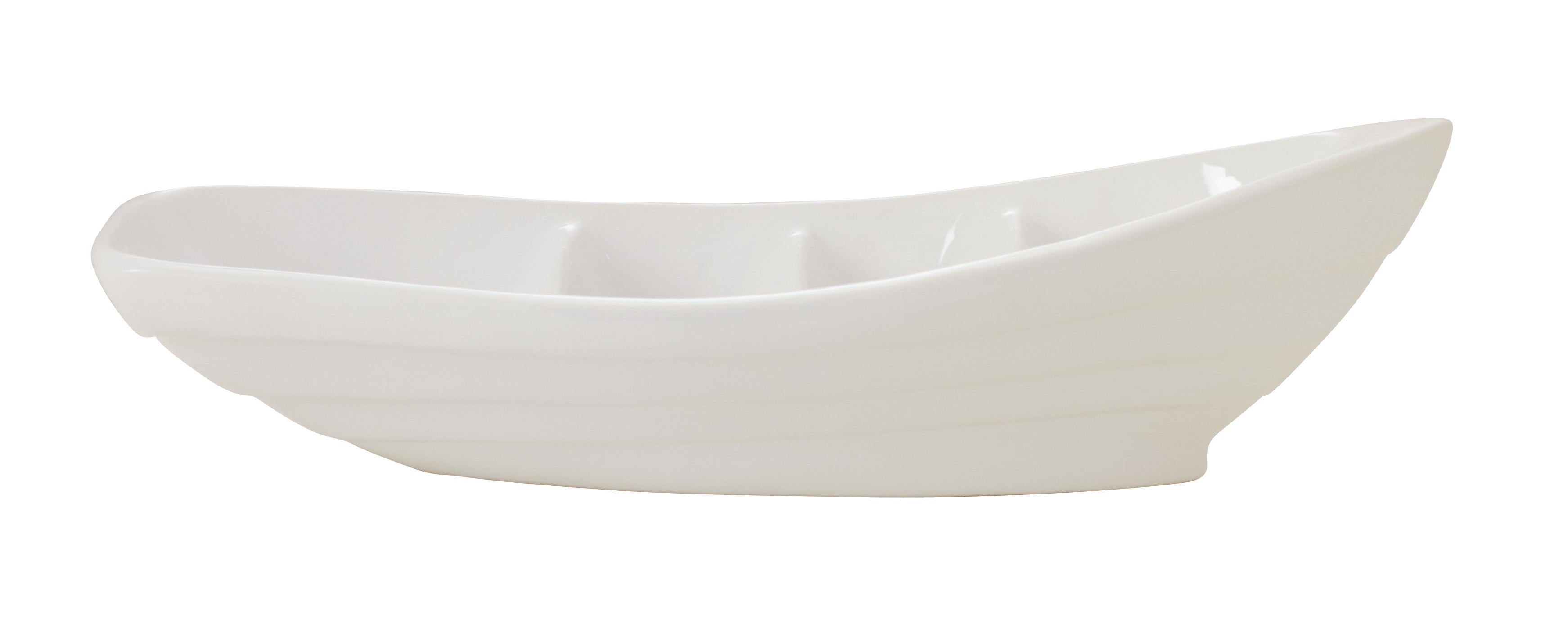 Ceramic Boat Dish,White - Walmart.com
